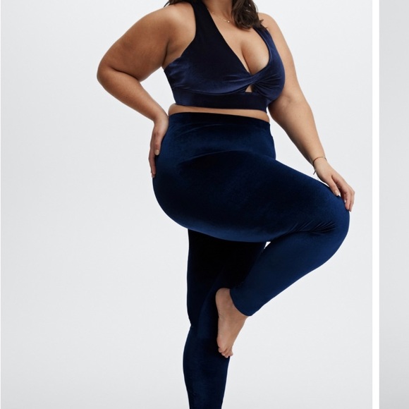 Fabletics | Pants & Jumpsuits | Navy Blue Emma Velour Fabletics ...